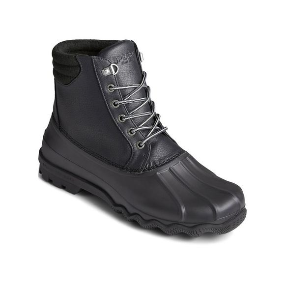 Sperry | Shoes | Sperry Womens Black Waterproof Avenue Round Toe Laceup ...